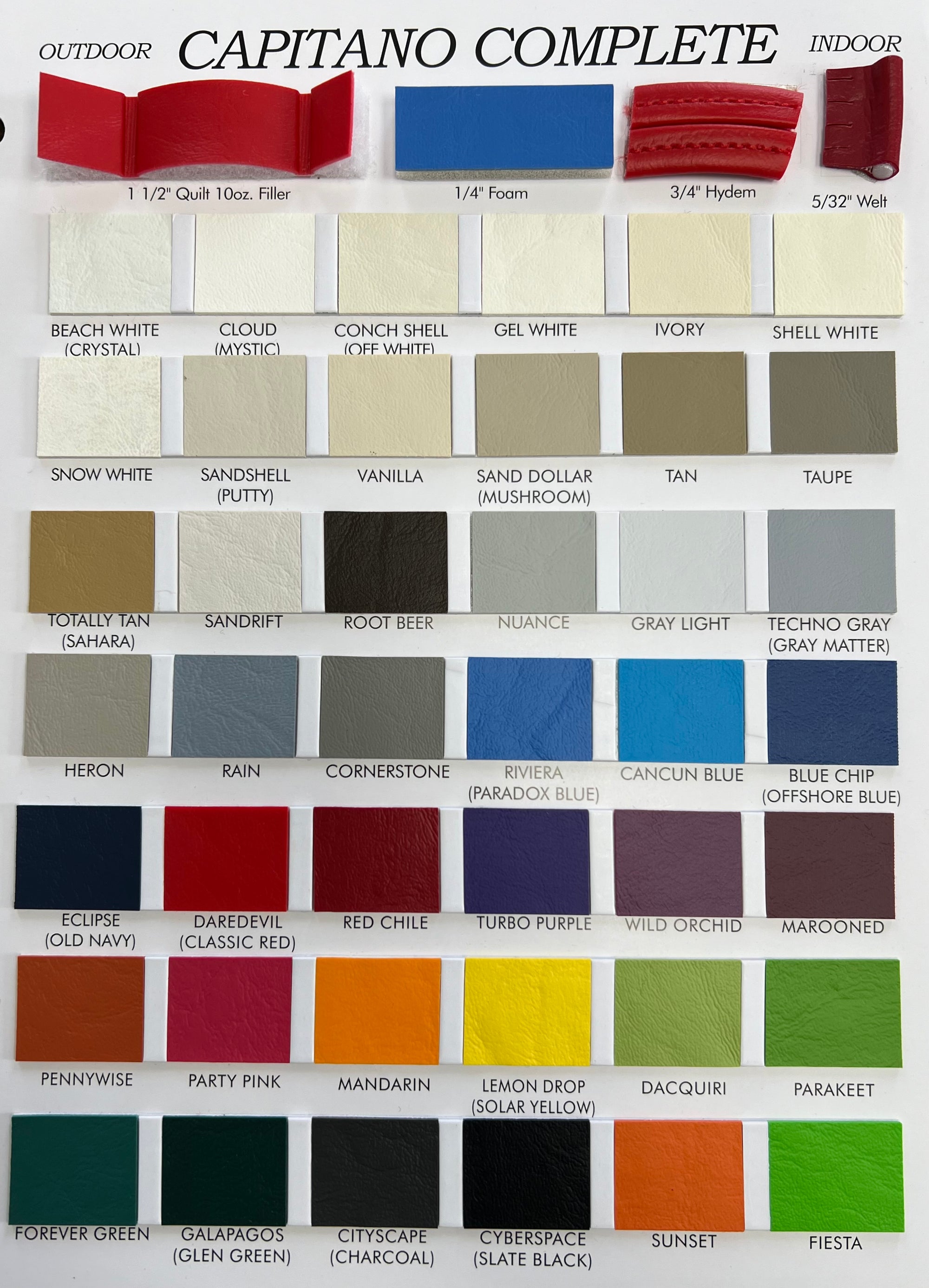 Capitano Plain Marine Vinyl – Philmore Upholstery Supply