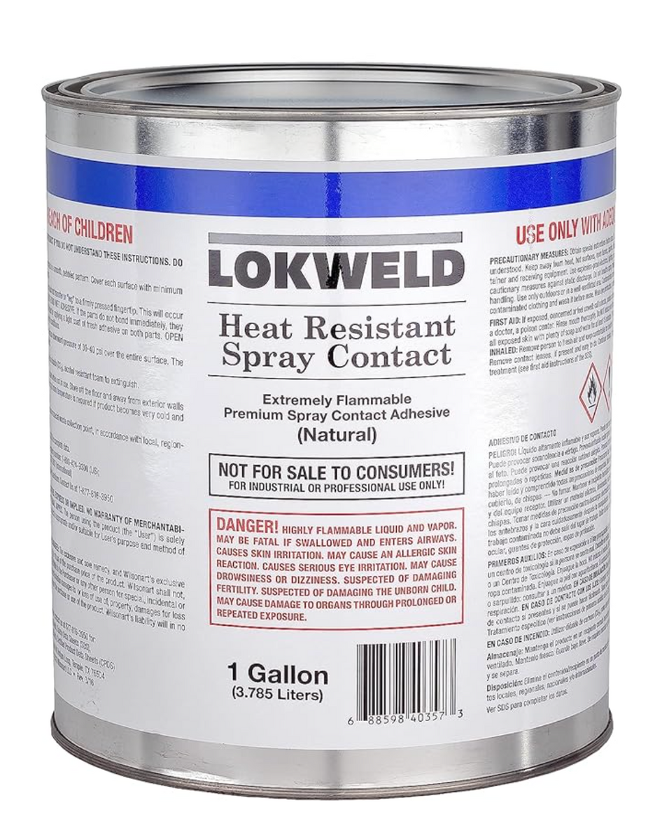 Adhesive Lokweld Glue 1 Gallon – Philmore Upholstery Supply
